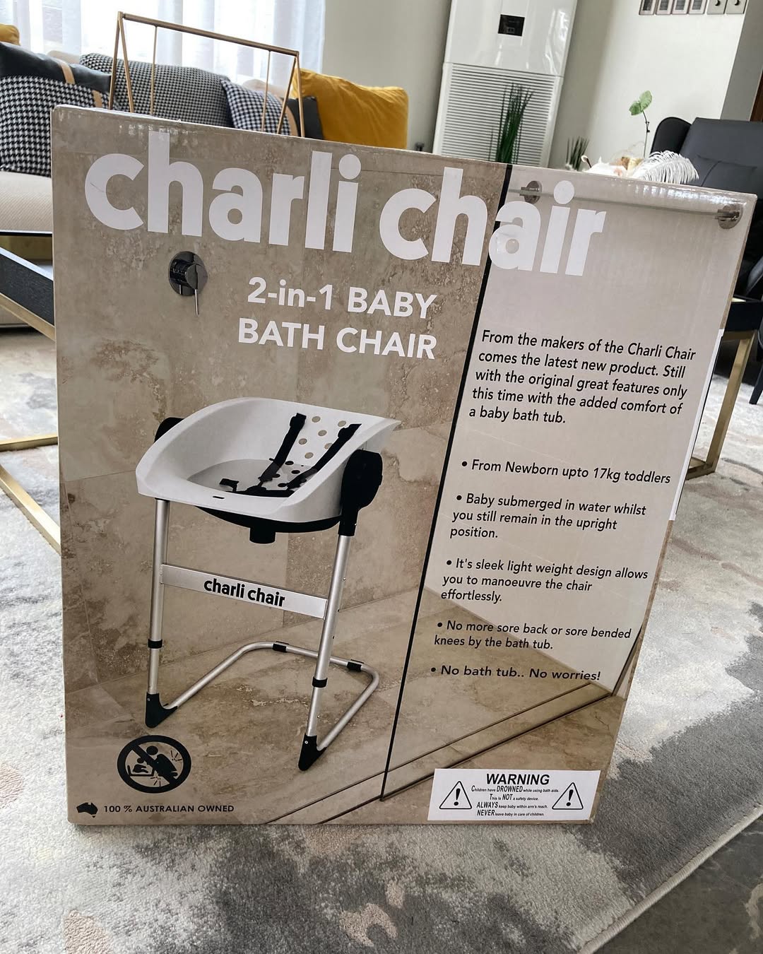 CharliChair Baby Shower Chair | Baby Shower Gift, Infant Bathing ...